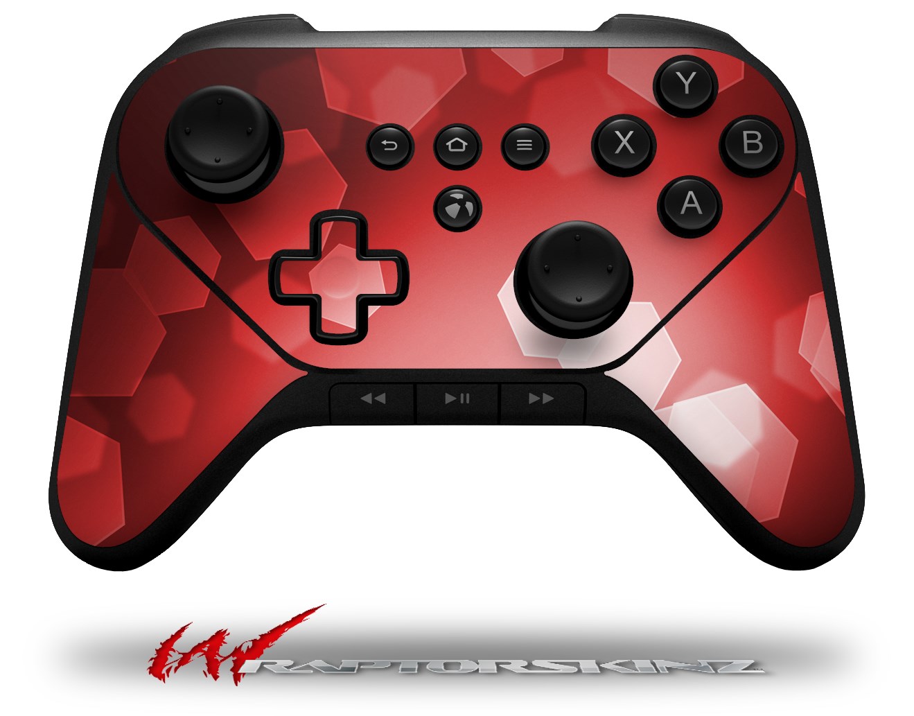 Amazon Fire TV Controller Skins Bokeh Hex Red | uSkins
