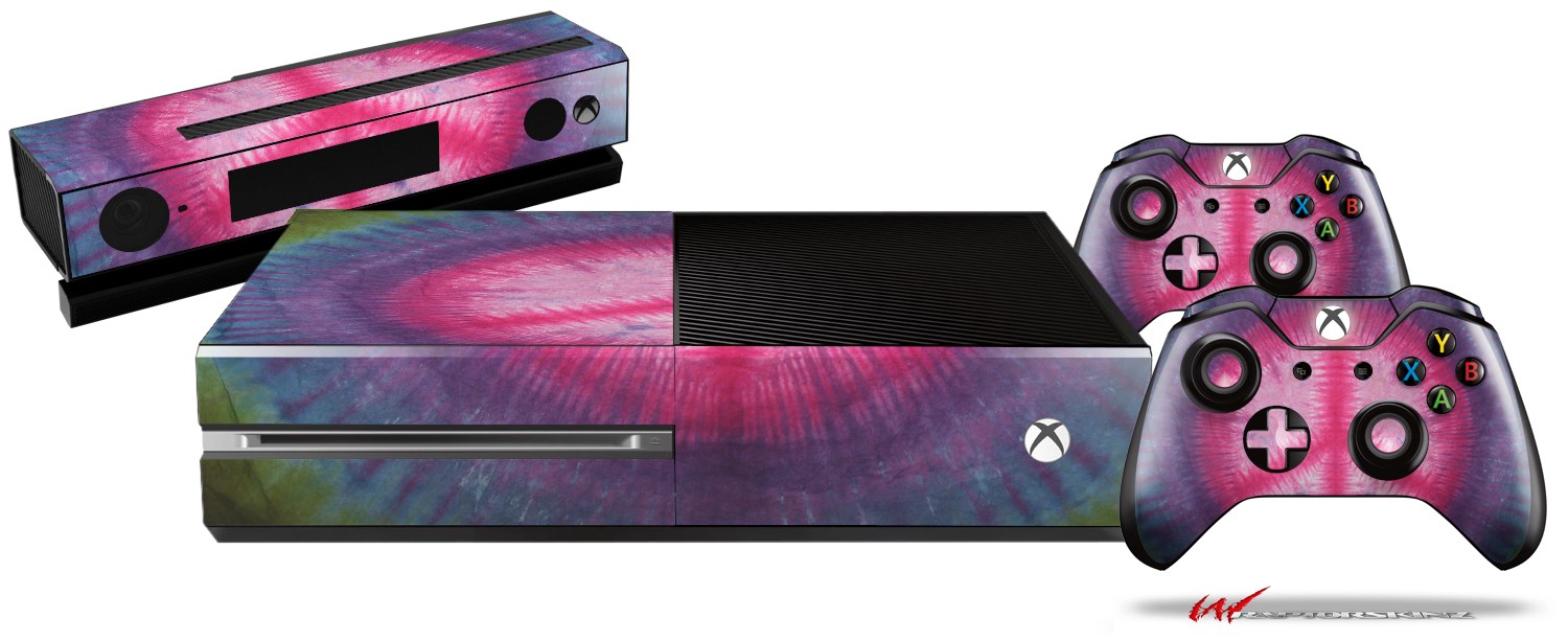 XBOX One Original Console and Controller Skins Bundle Tie Dye Peace ...