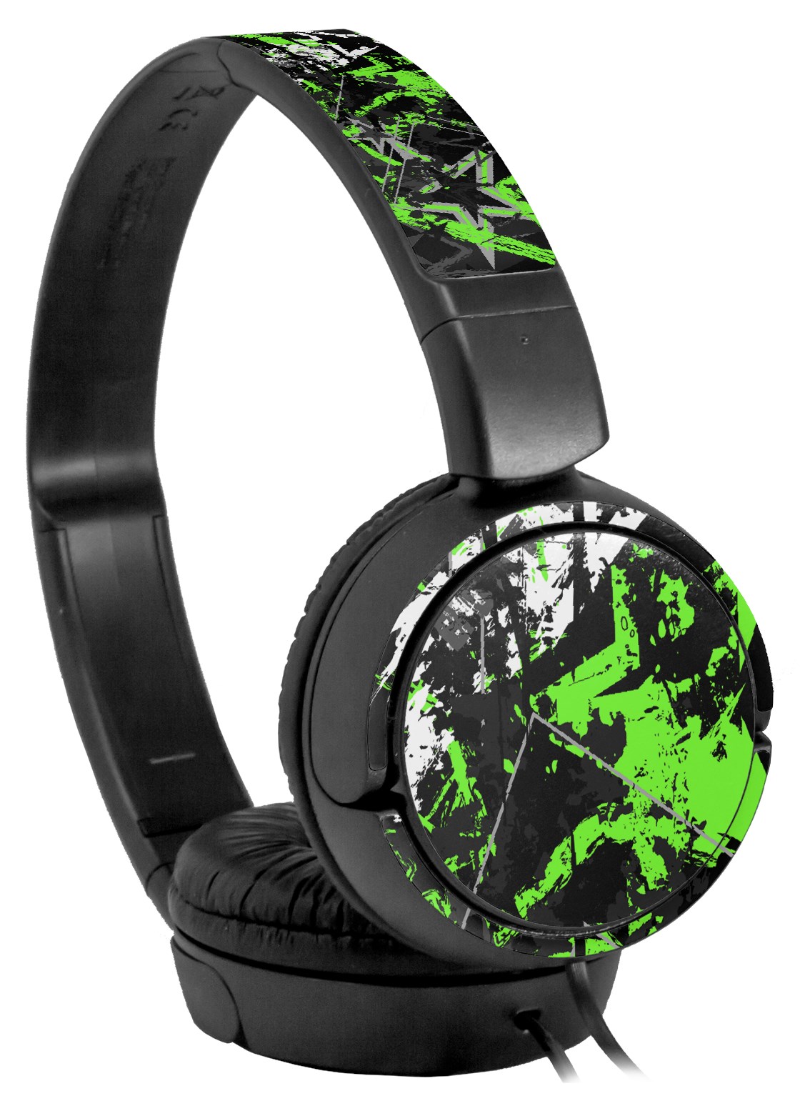 Sony Headphones Neon Green