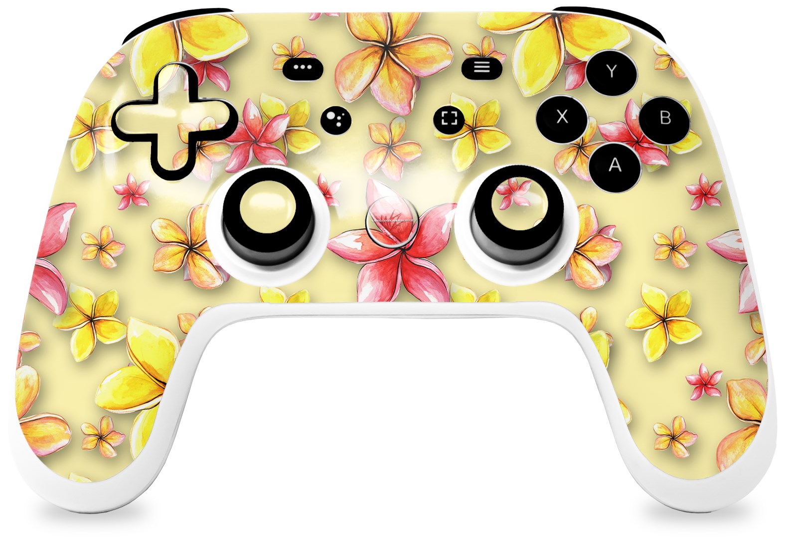 Google Stadia Controller Beach Flowers Yellow Sunshine | uSkins