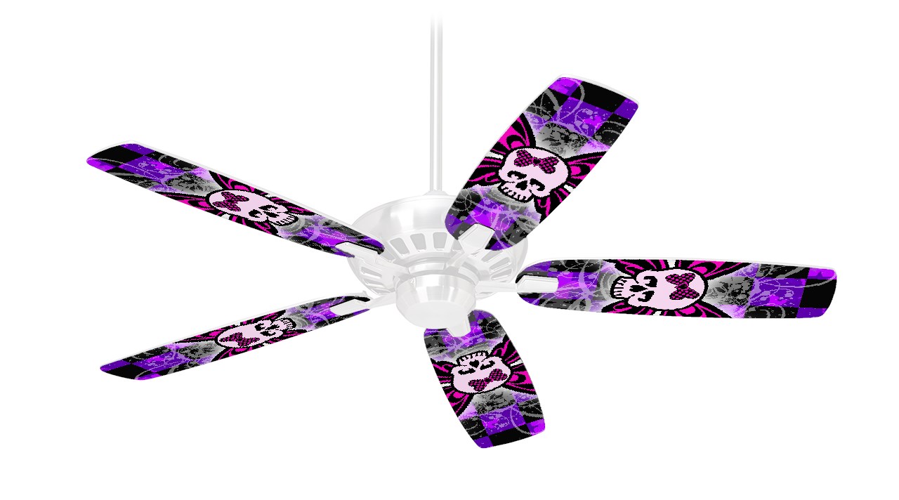 42 inch Ceiling Fan Skins Butterfly Skull | uSkins